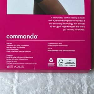 Commando | Accessories | Commando The Essential Sheer Control Tights | Poshmark